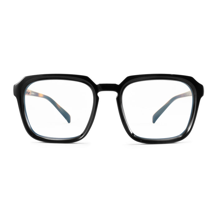 Monaco Eyeglasses - Black Shiny Tortoise | Infinit